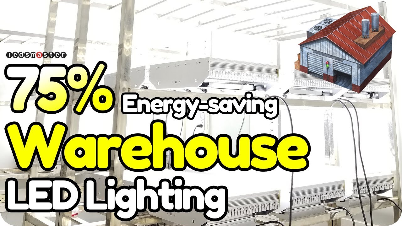 LedsMaster Warehouse Lighting - Energy efficient LED High Bay Lights - YouTube