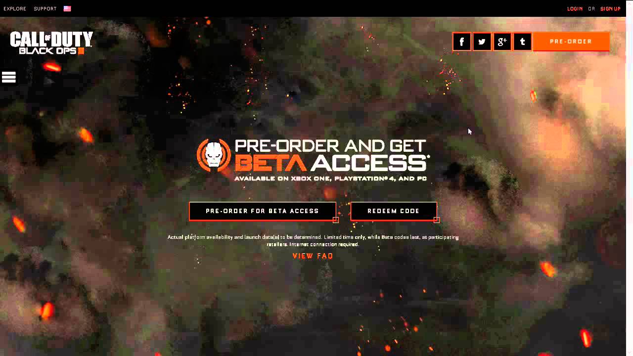 COD BLACK OPS 3 BETA RELEASE DATE + HOW TO GET BETA CODE - YouTube