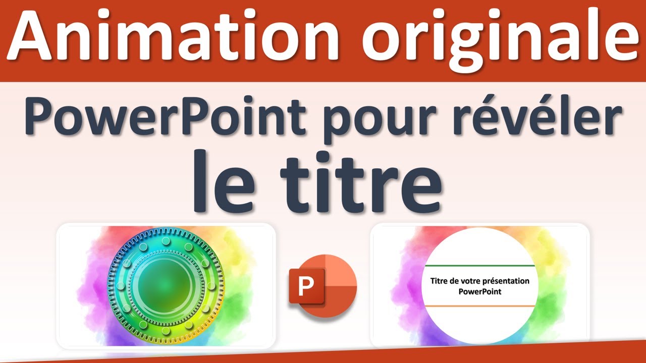 Révélez le titre de votre présentation PowerPoint avec une animation originale 👍 - YouTube
