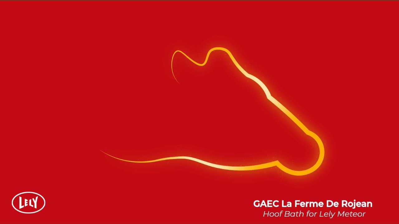 GAEC La Ferme De Rojean - Hoof Bath for Lely Meteor - YouTube