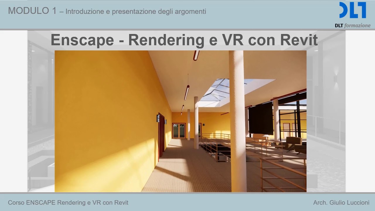 Enscape - rendering e VR per REVIT - YouTube