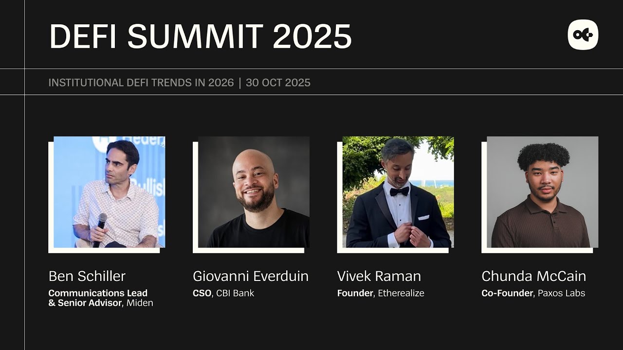 Institutional DeFi Trends in 2026 | Octant DeFi Summit 2025 - YouTube