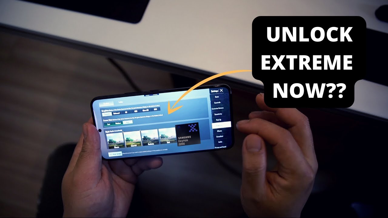 Unlock Extreme Frame Rate (60fps) for Galaxy S22 Exynos PUBG mobile ...