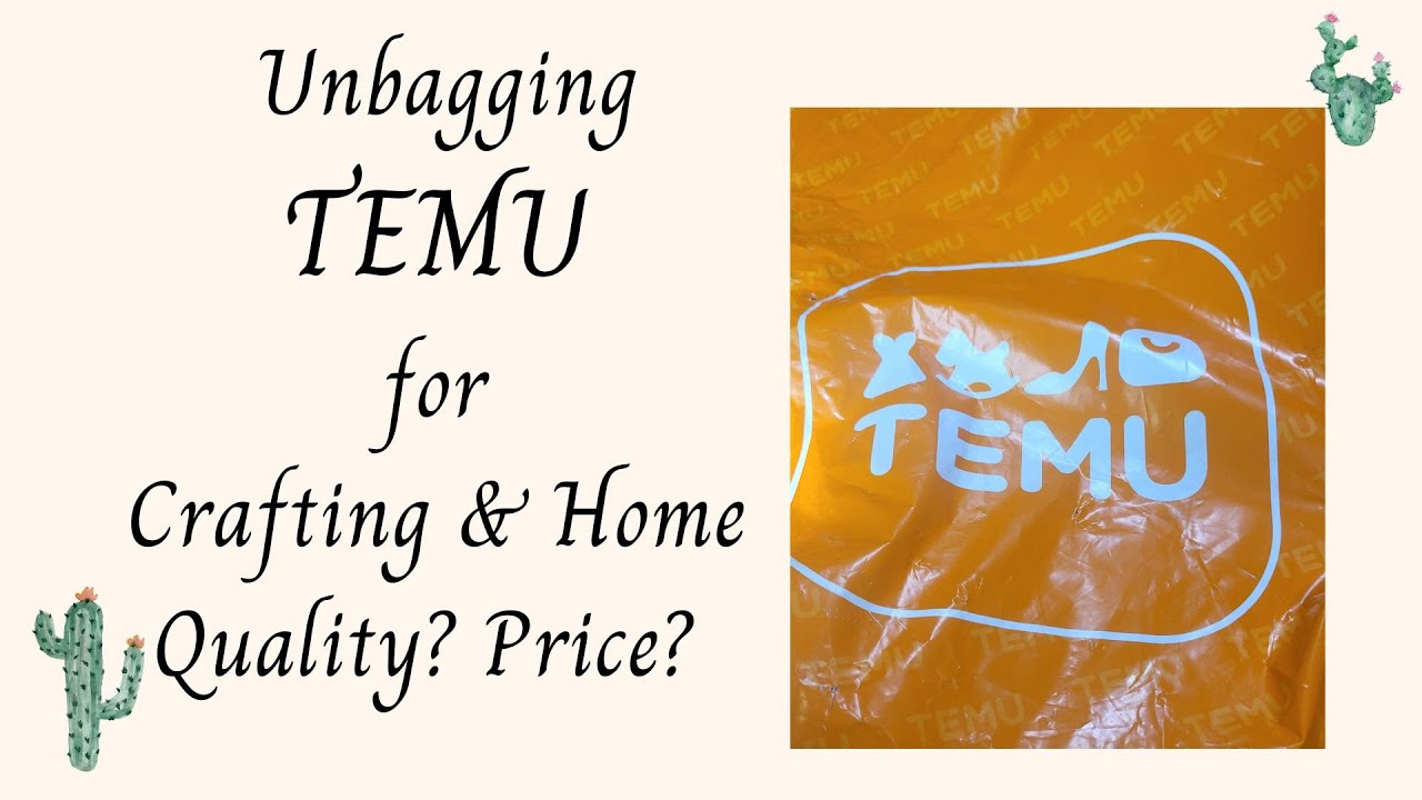 HUGE TEMU HAUL FOR CRAFTING & HOME - HOW ARE THE PRICES & QUALITY?? # ...
