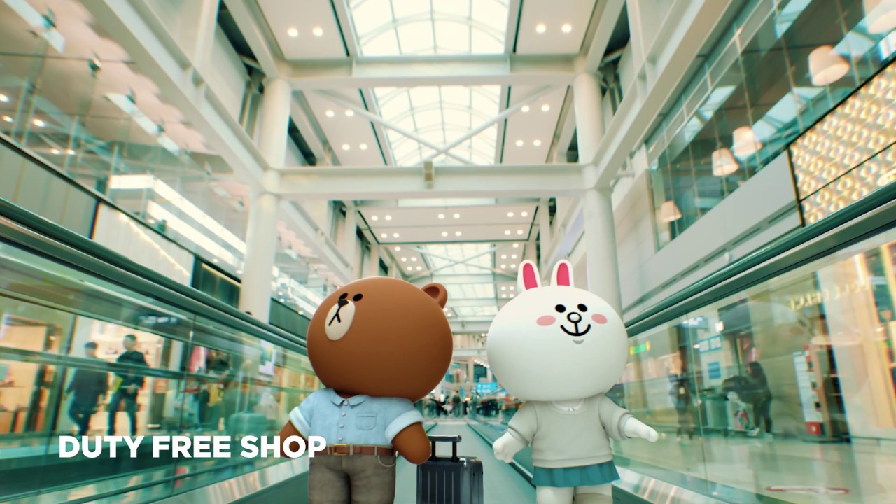 LINE FRIENDS | INCHEON AIRPORT / BROWN & FRIENDS - YouTube