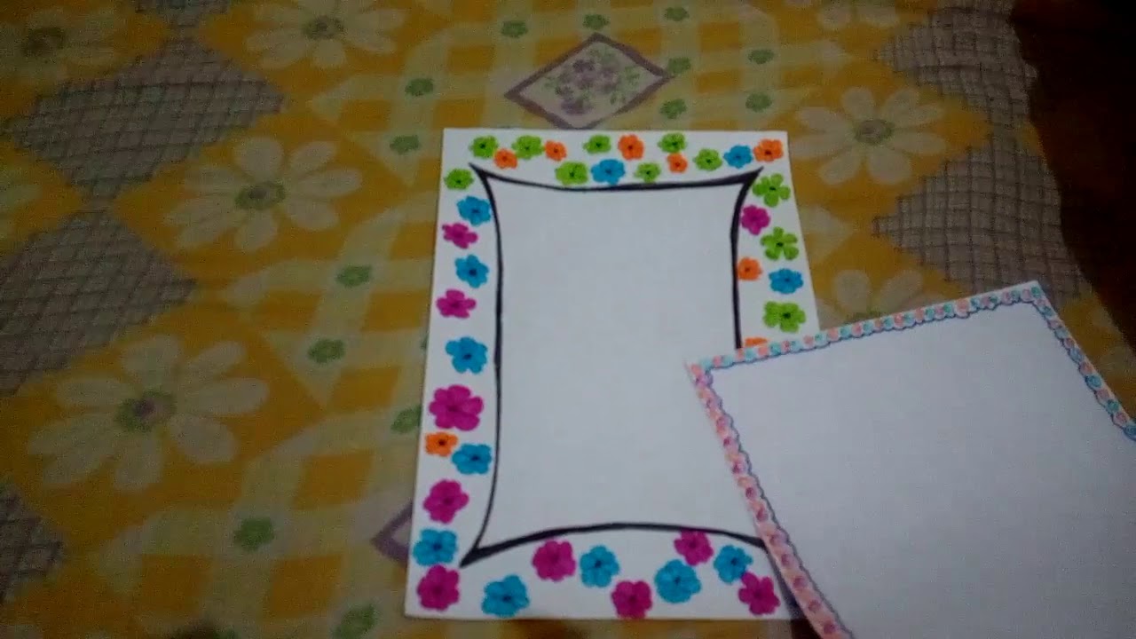 BEAUTIFUL And simple Boder Designed - YouTube