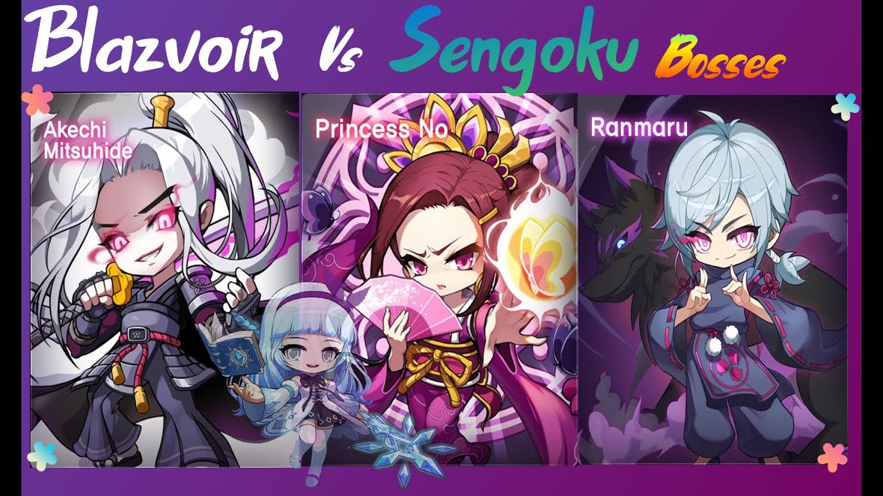 Maplestory Arch mage I/L vs Sengoku Bosses - YouTube
