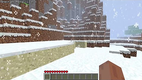 Minecraft Alpha 1.1.0 - YouTube