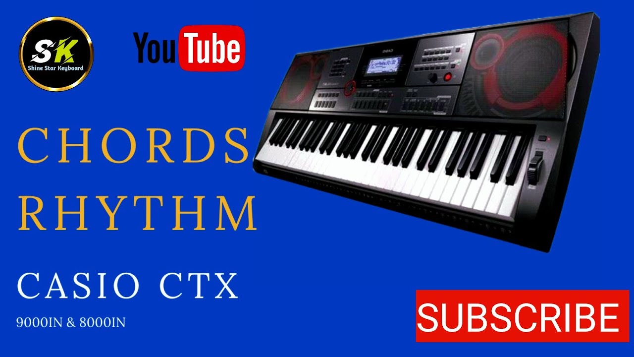 casio ctx 9000in chords rhythm || casio ctx 9000in rhythm || latest ...