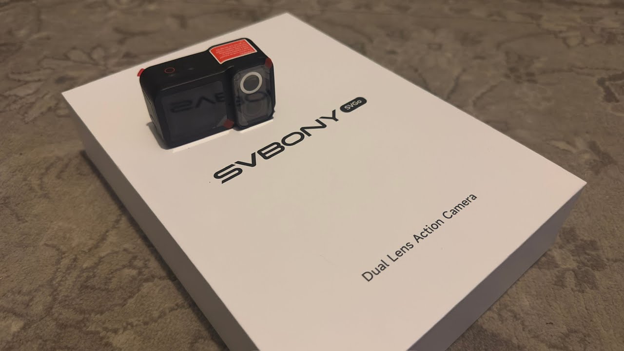 SVBony SVGo Dual lens action camera unboxing - YouTube