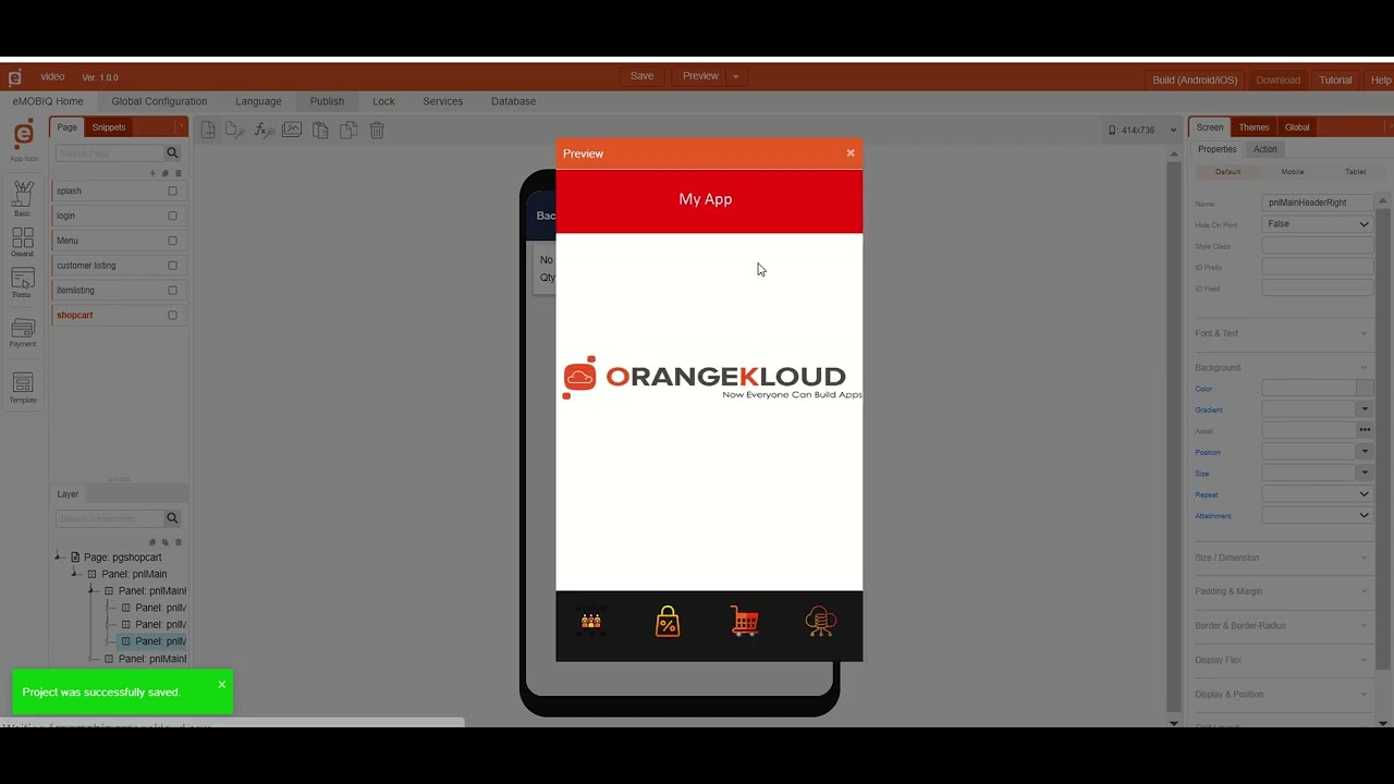 building App Logic visually with eMOBIQ No Code Platform - YouTube