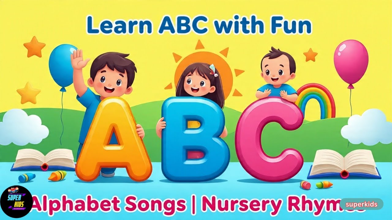 🧸 ABC Song for Kindergarten | Learn the Alphabet Easily - YouTube