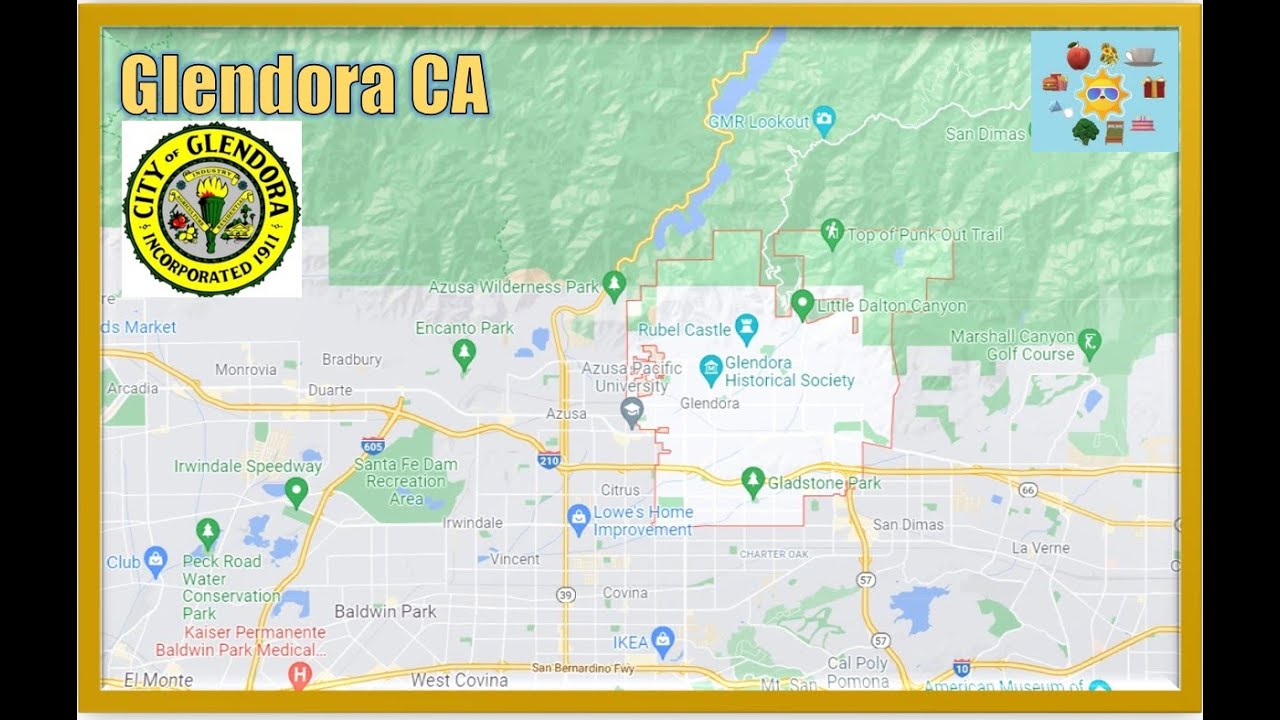 Glendora CA City of LA County Glendora Village Glendora Marketplace ...