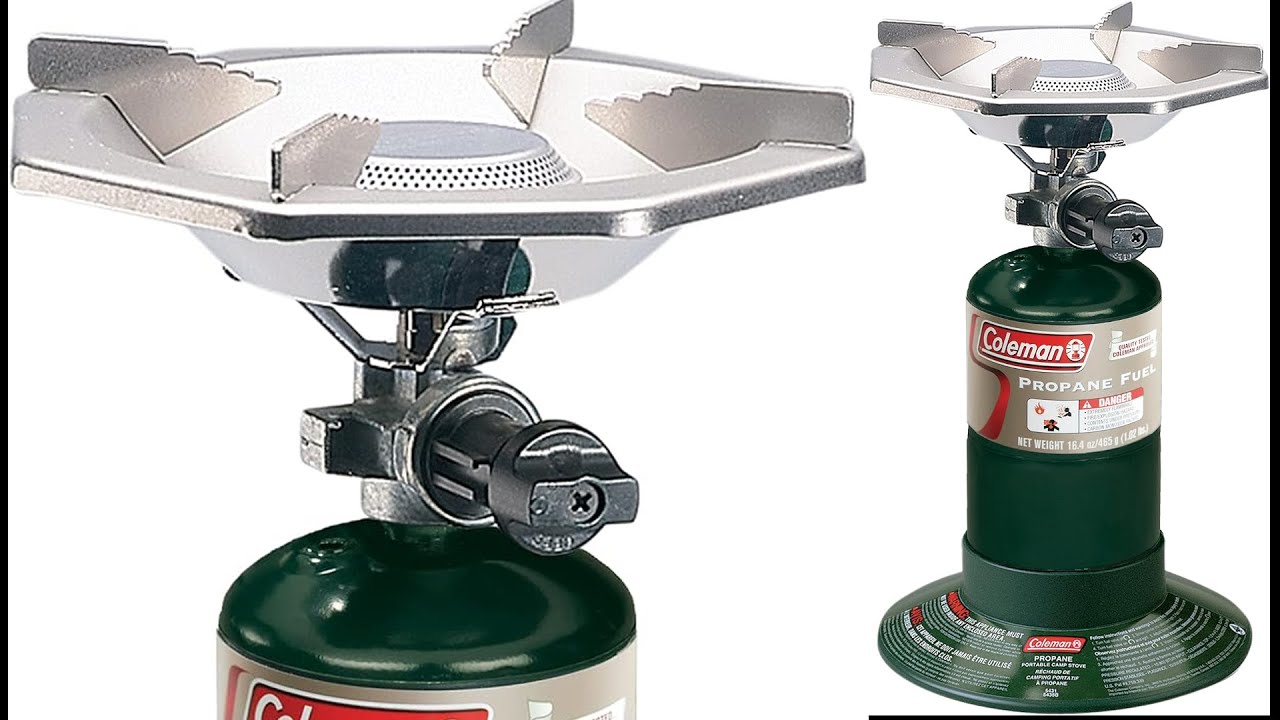 Coleman stove for camping easy to light and cook food! - YouTube