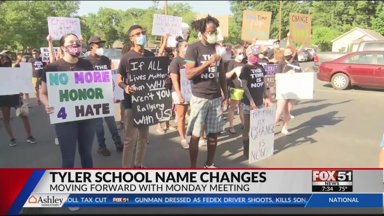 Tyler school name changes - YouTube