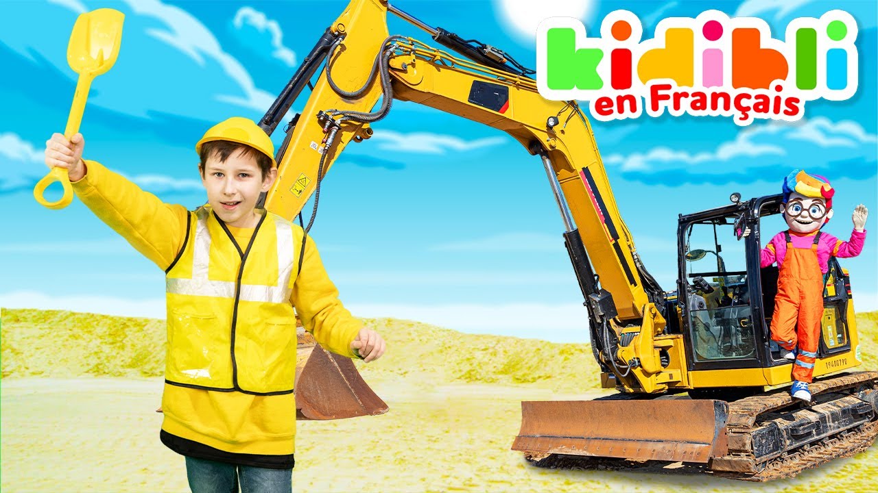 Découvre les camions de construction | Kidibli | Animaj Kids - YouTube