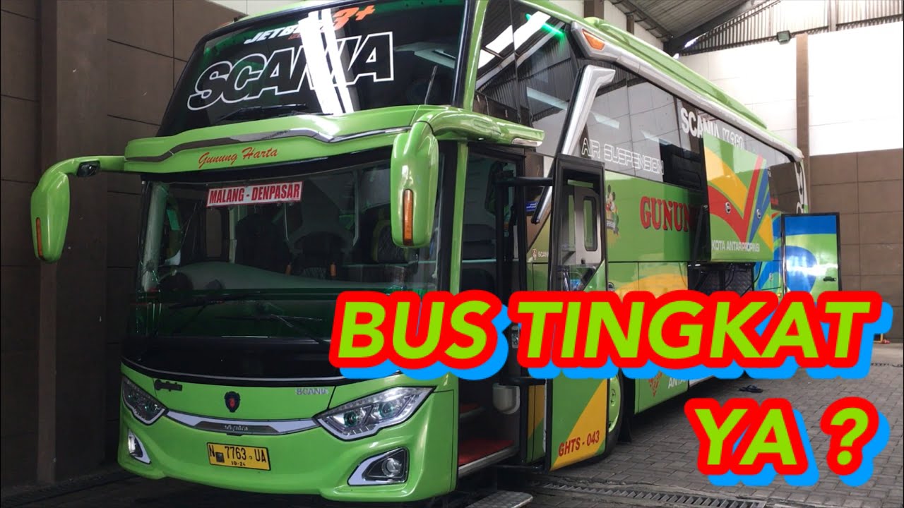 Walkaround Bus JETBUS SHD 3+ Scania K360 P.O Gunung Harta - YouTube
