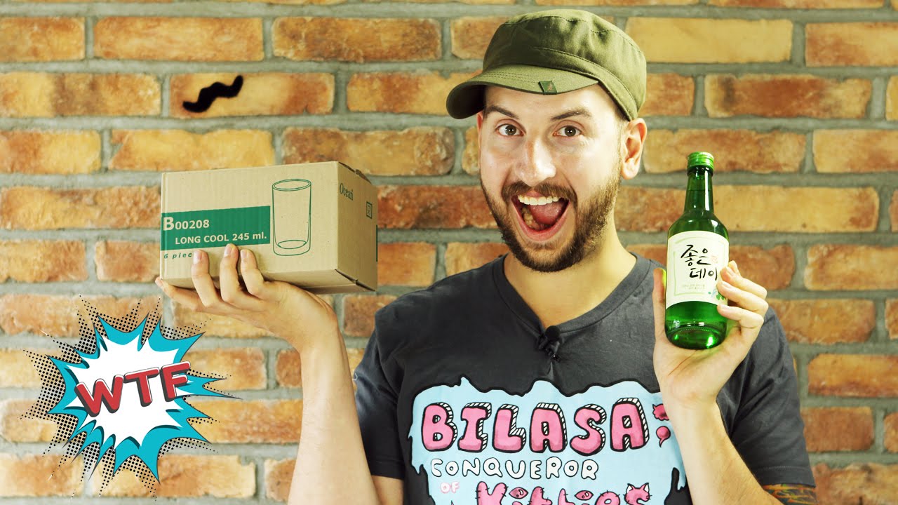 WTF - Beer + Soju Mixing Glasses - YouTube
