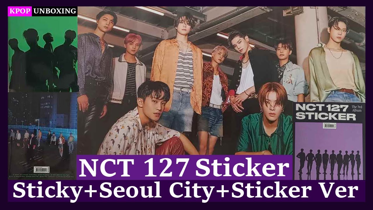 Unboxing NCT 127 [Sticker] 엔시티 127 (Sticky+Seoul City+Sticker Ver) 3rd ...