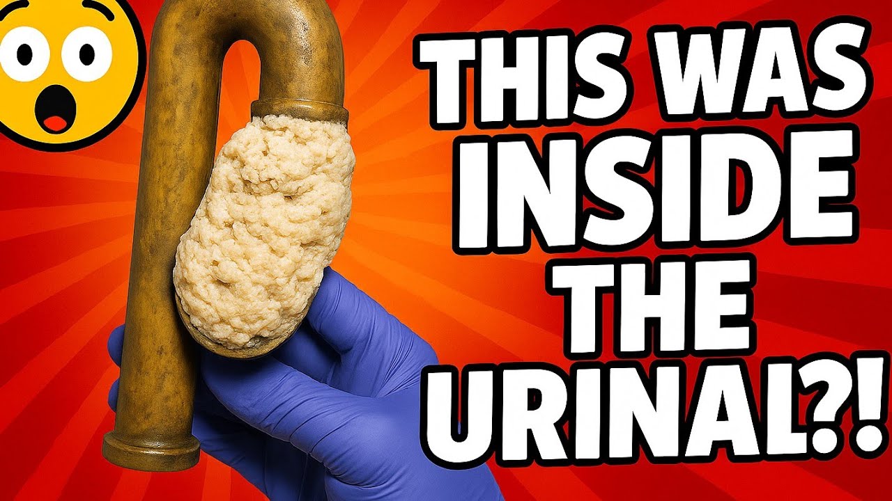 Drain Cleaner vs. Monster Urinal Blockage (Guess Who Wins) - YouTube