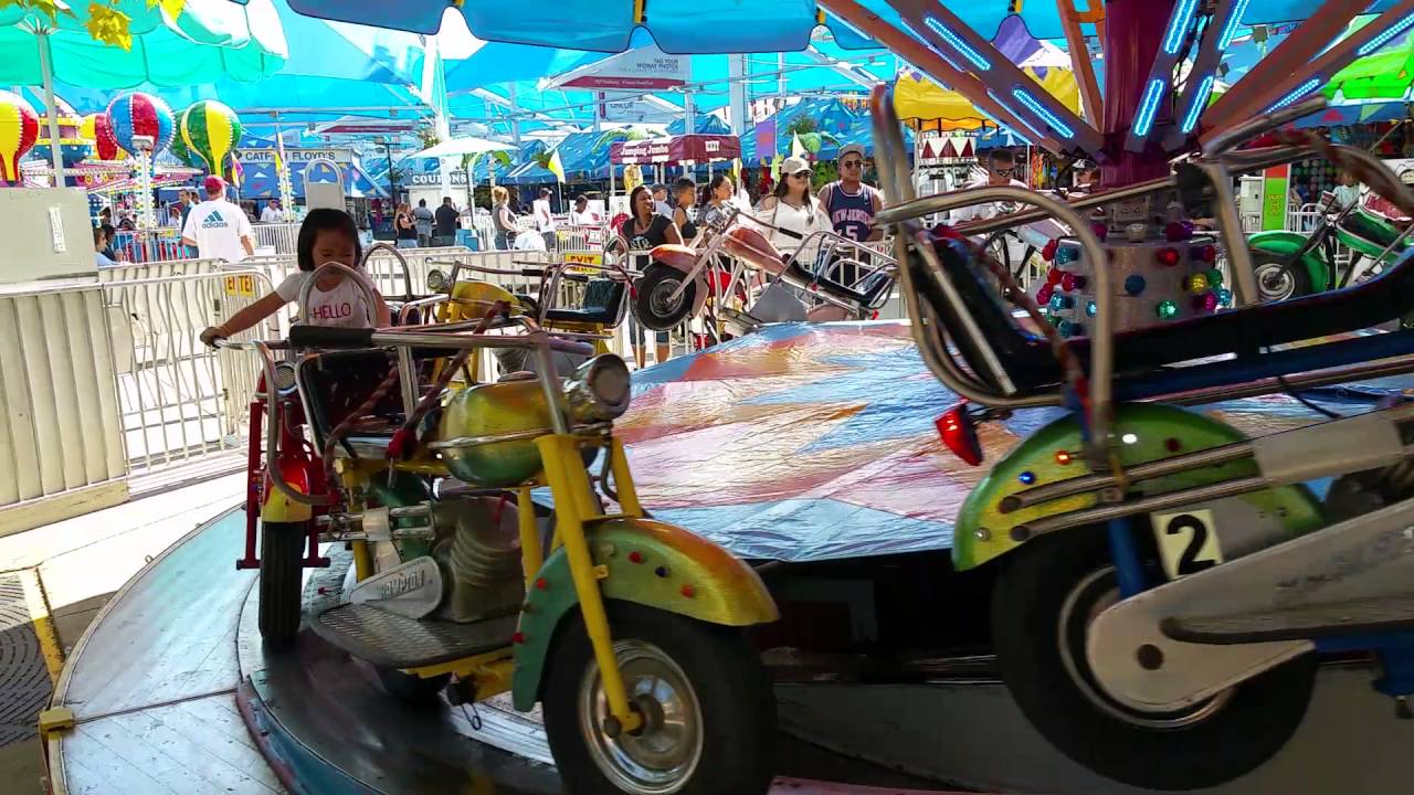 Motorcycle ride at the fair - YouTube