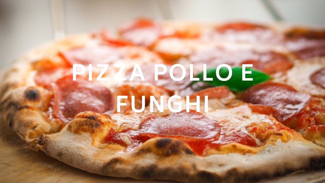 Homemade Pizza Pollo e Funghi | Easy & Delicious Chicken Mushroom Pizza ...