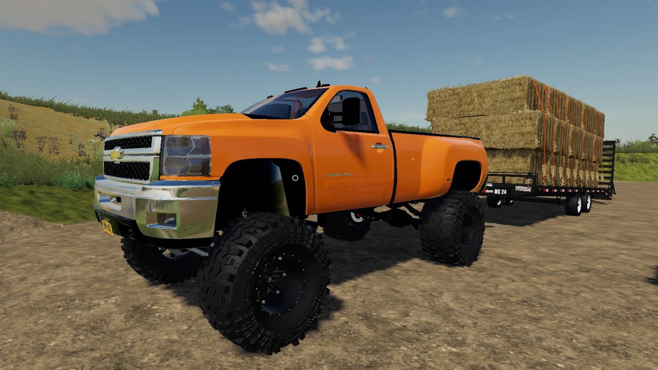 Farming Simulator 19 Lifted 2013 Chevy 3500HD - YouTube