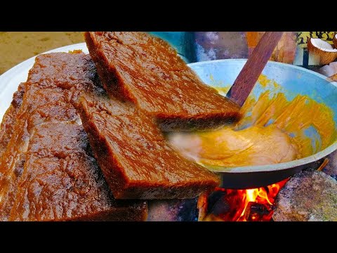 Kalu Dodol -Traditional Sri Lanka Dessert Recipe - YouTube