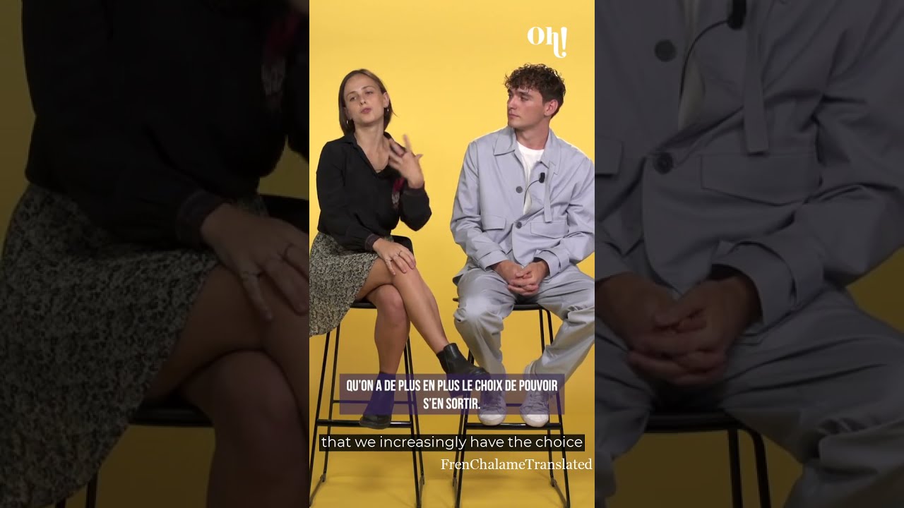 Pauline Chalamet and Dylan Raffin talk about their film Adult.ing (in ...