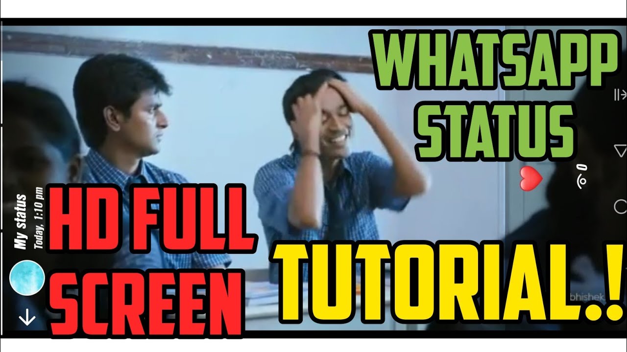 How to download 4k full screen WhatsApp status ? - YouTube