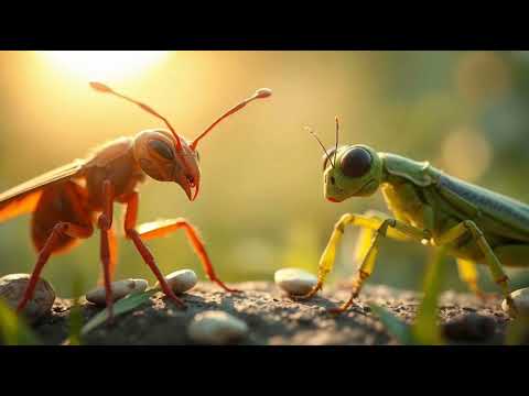 ഉറുമ്പും പുൽച്ചാടിയും | Urumbum Pulchadiyum | Malayalamstory | Cartoon | Kids | storytelling