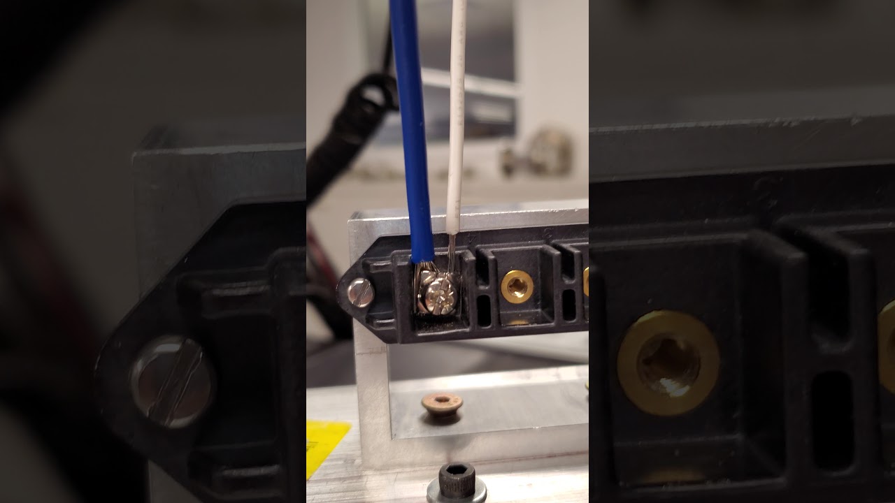 Terminal block wire pull-test - YouTube