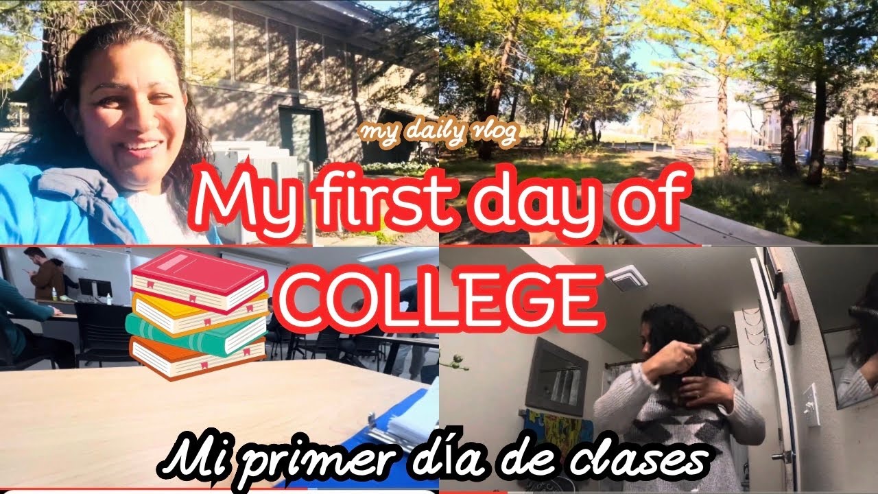 FIRST DAY OF COLLEGE AT age 50 😊MI PRIMER DIA DE CLASES😍COMO me fue ...