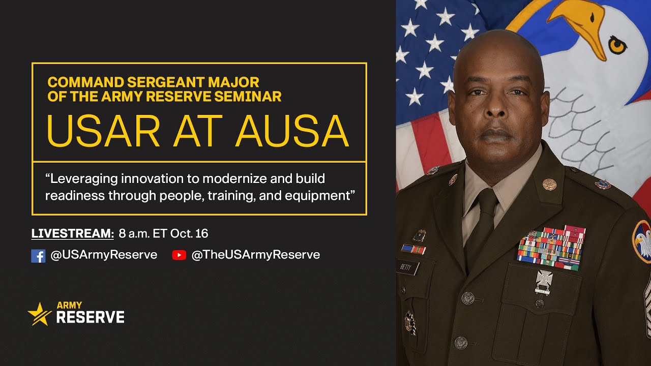 AUSA 2024 - Army Reserve CSM Panel - YouTube