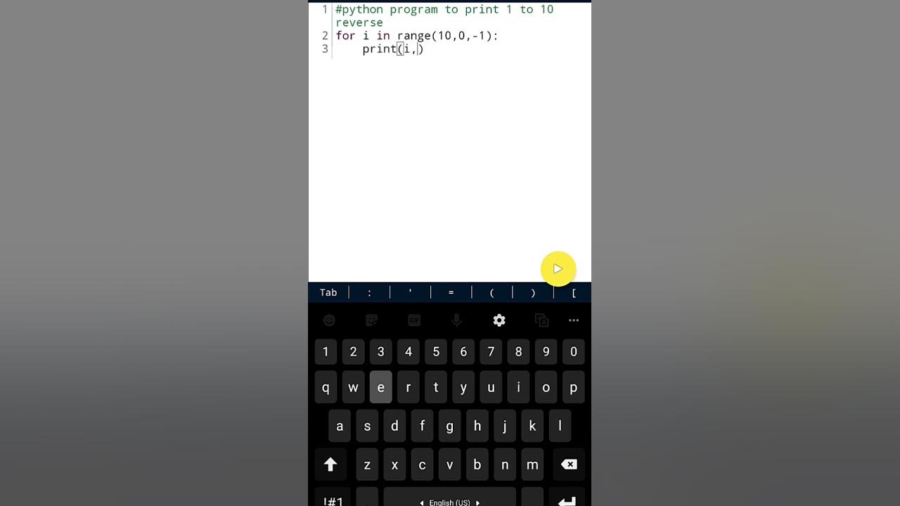 55 Python Program For Print Reverse Of Numbers Using For Looppython Pythonforbeginners 