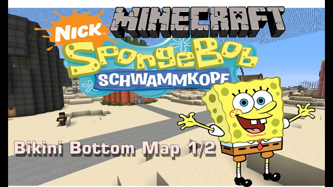 Let's Show Bikini Bottom Minecraft Map: Part 1/2 - YouTube