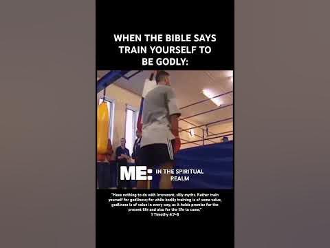 Train Yourself To Be Godly 😱 #bible #newtestament #christianity #God # ...