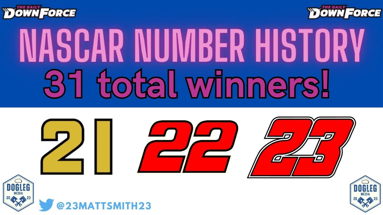 NASCAR Number History: 21-23 - YouTube