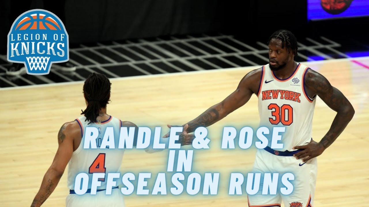 Julius Randle and Derrick Rose Pre-Season Workout out w/ Tyler Relph ...