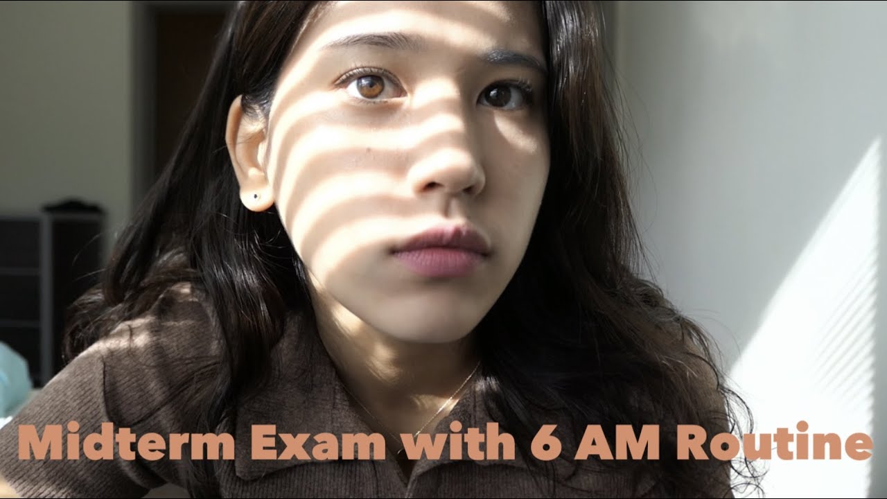 미국 대학원생 첫 학기 첫 중간고사 (with 6 AM 기상) - YouTube