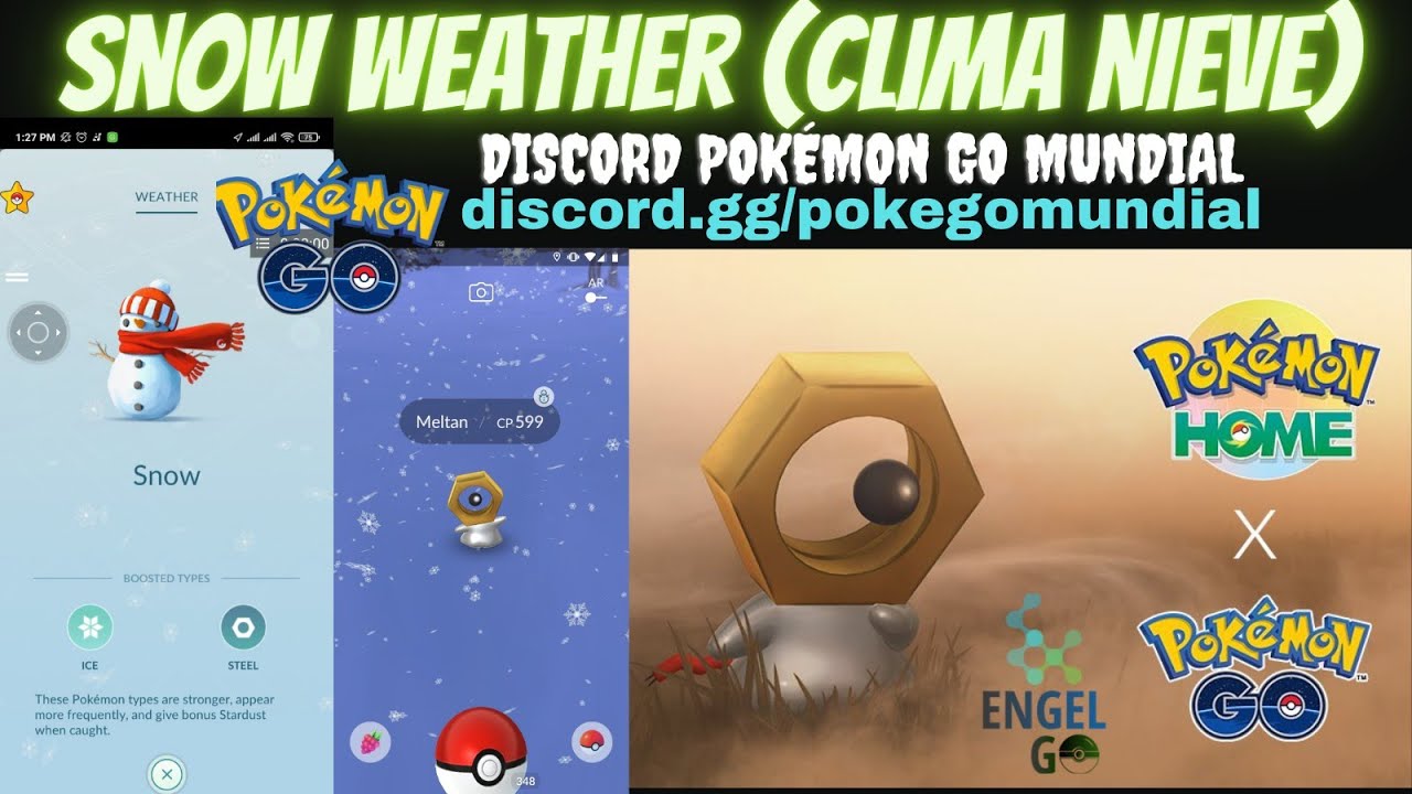 ️🥶⛷️⛄Cómo encontrar clima nieve en Pokémon GO (How to find Snow Weather ...