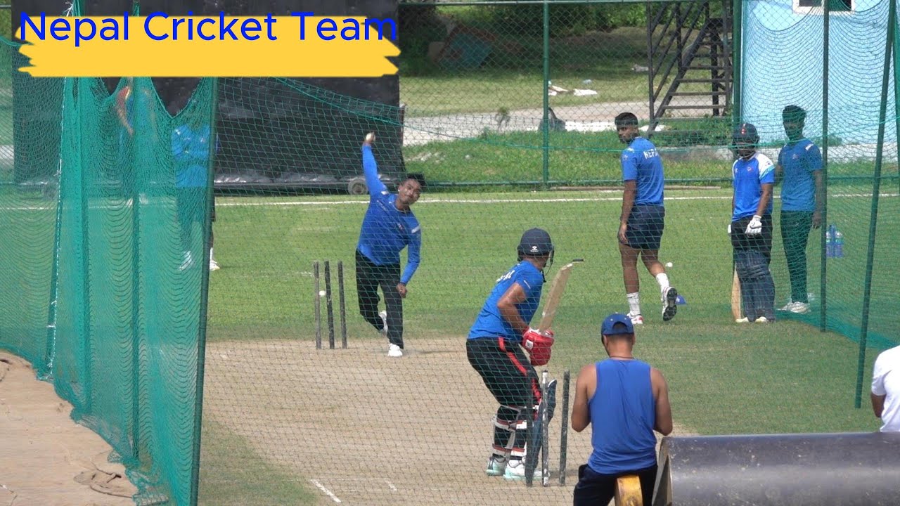Nepal Cricket Team Practice Session For T20 Triangular Series with UAE ...