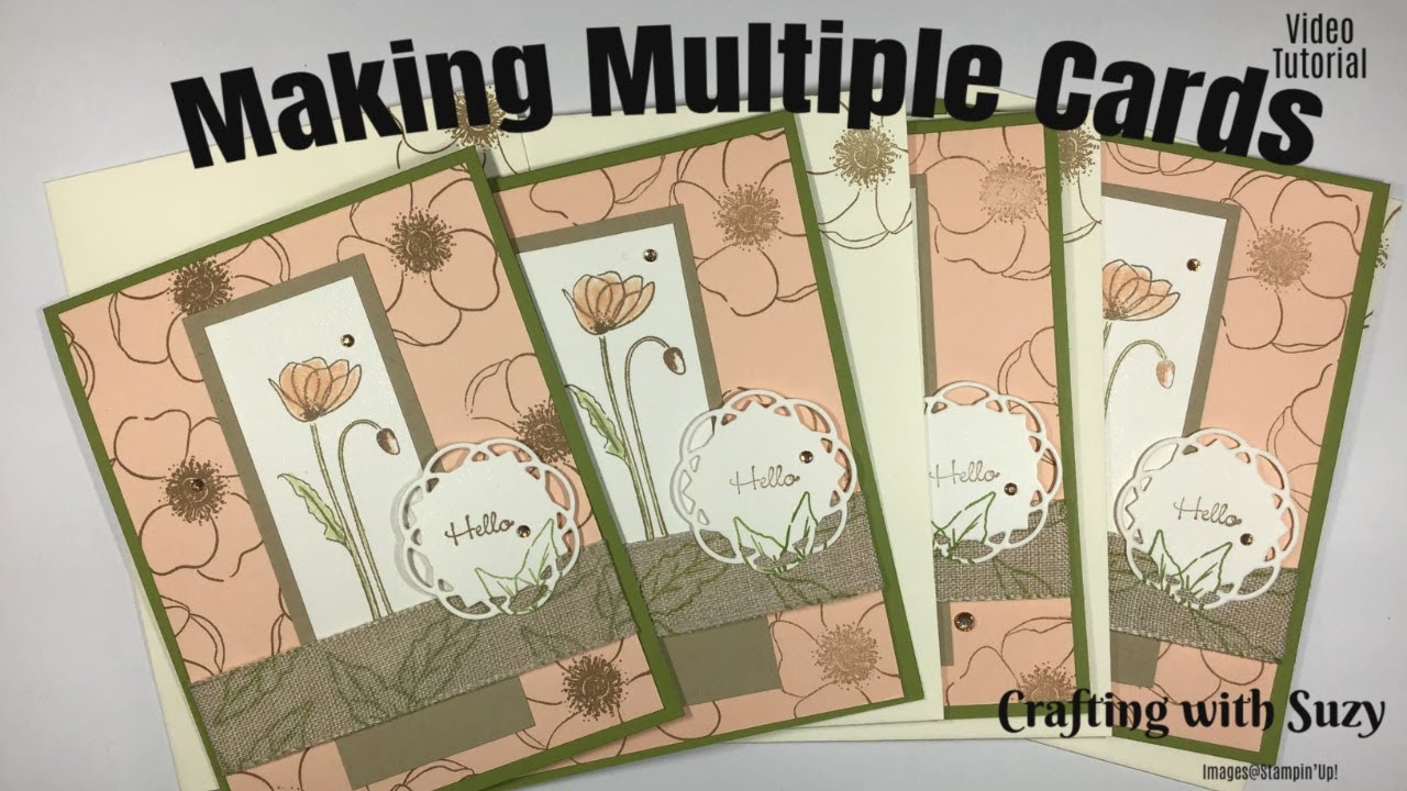 Making Multiple Cards Fast! - YouTube