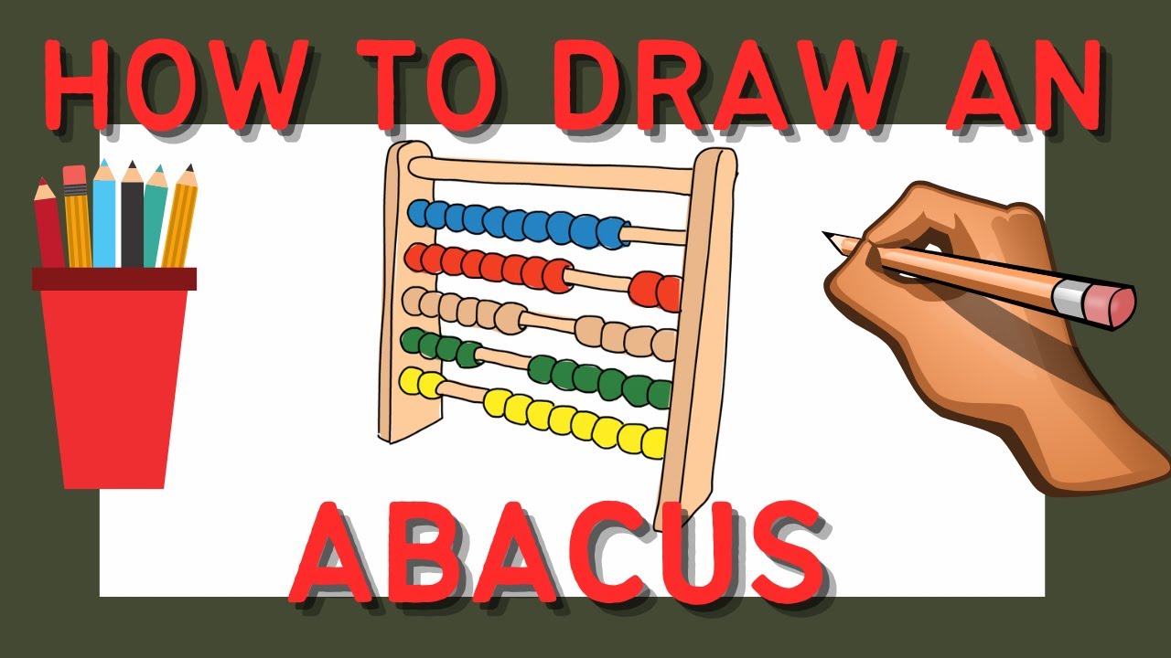 How To Draw An Abacus Step By Step YouTube How To Draw An Abacus Step By Step YouTube