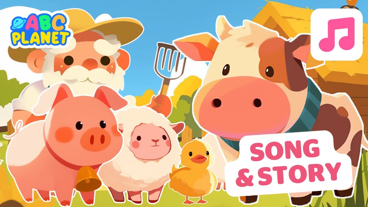 Farm Animals Hide & Seek 🐷🎶 English Song & Story for Kids 📖 Old ...