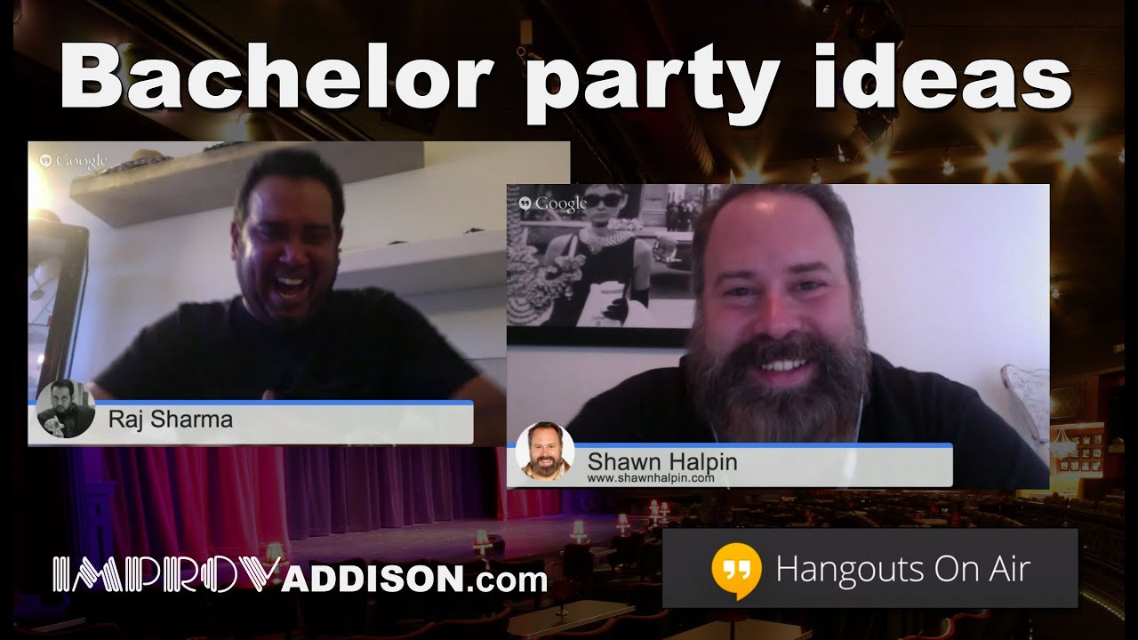 Bachelor party ideas with Raj Sharma and Shawn Halpin - YouTube