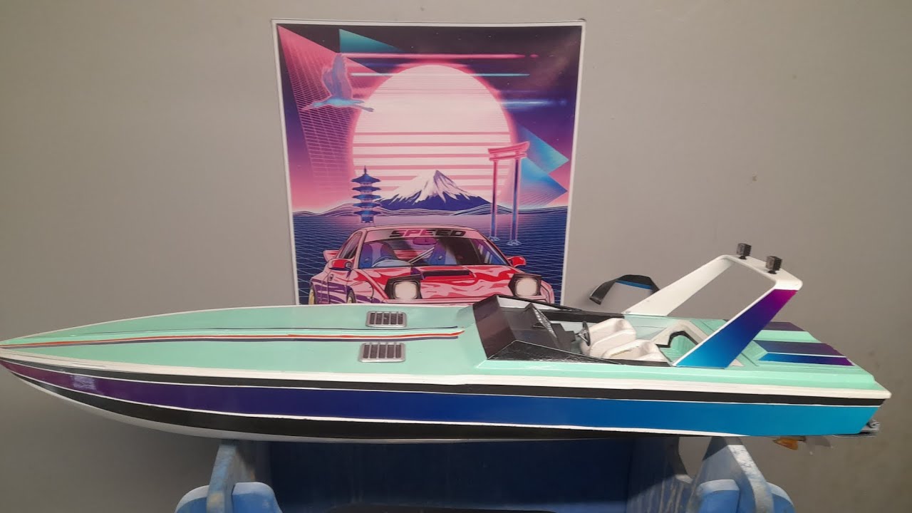 80s miami vice scarab 38kv 3d printed - YouTube