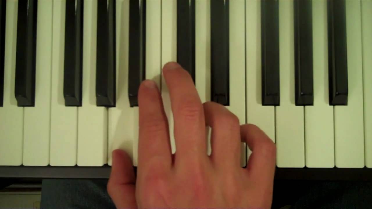 How To Play an A Major Chord on Piano - YouTube