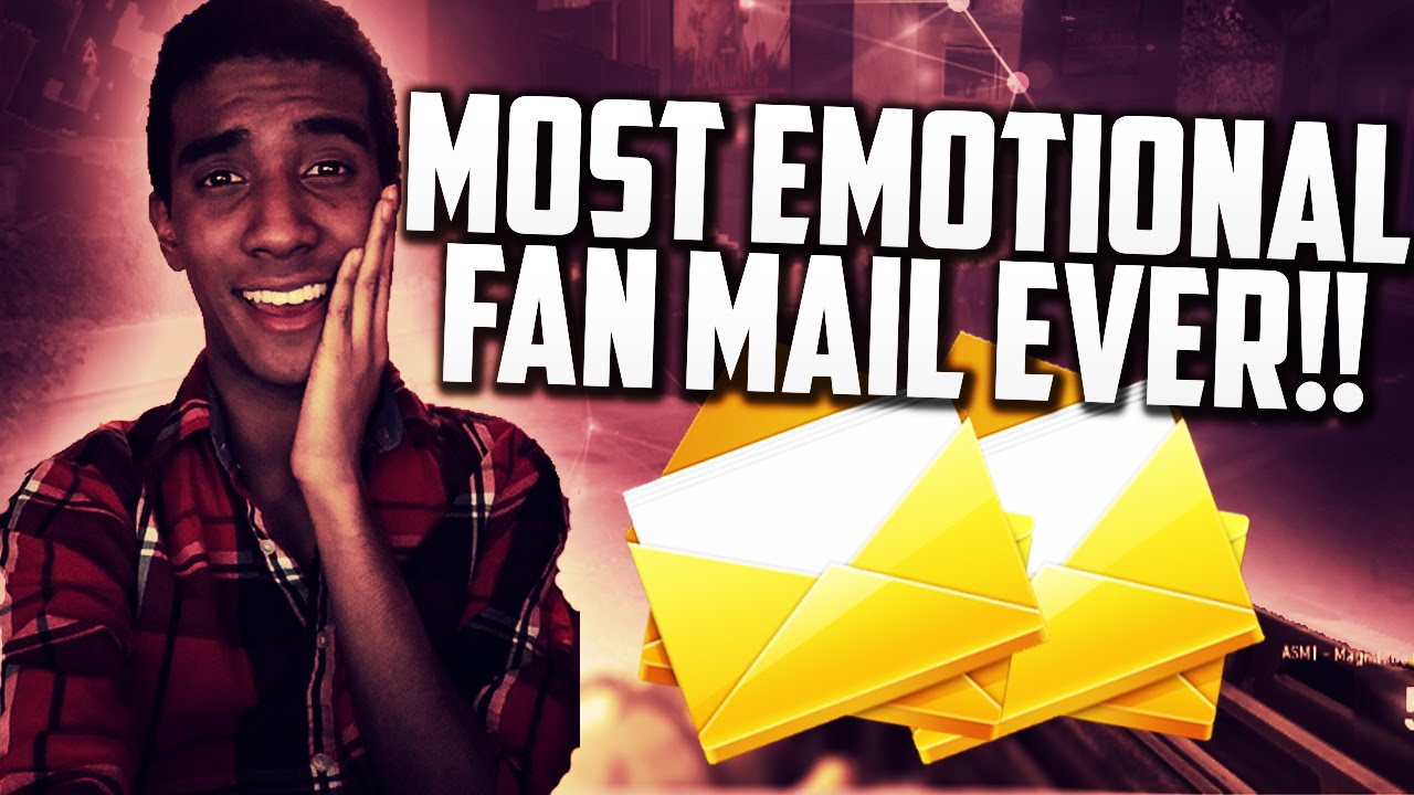MOST EMOTIONAL FAN MAIL EVER!! - YouTube