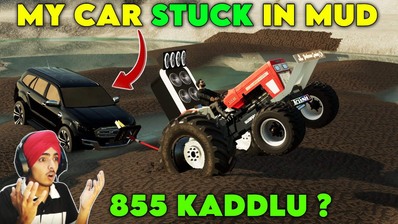 Fortuner stuck in mud Fs 22 || SUKH BHANGU - YouTube